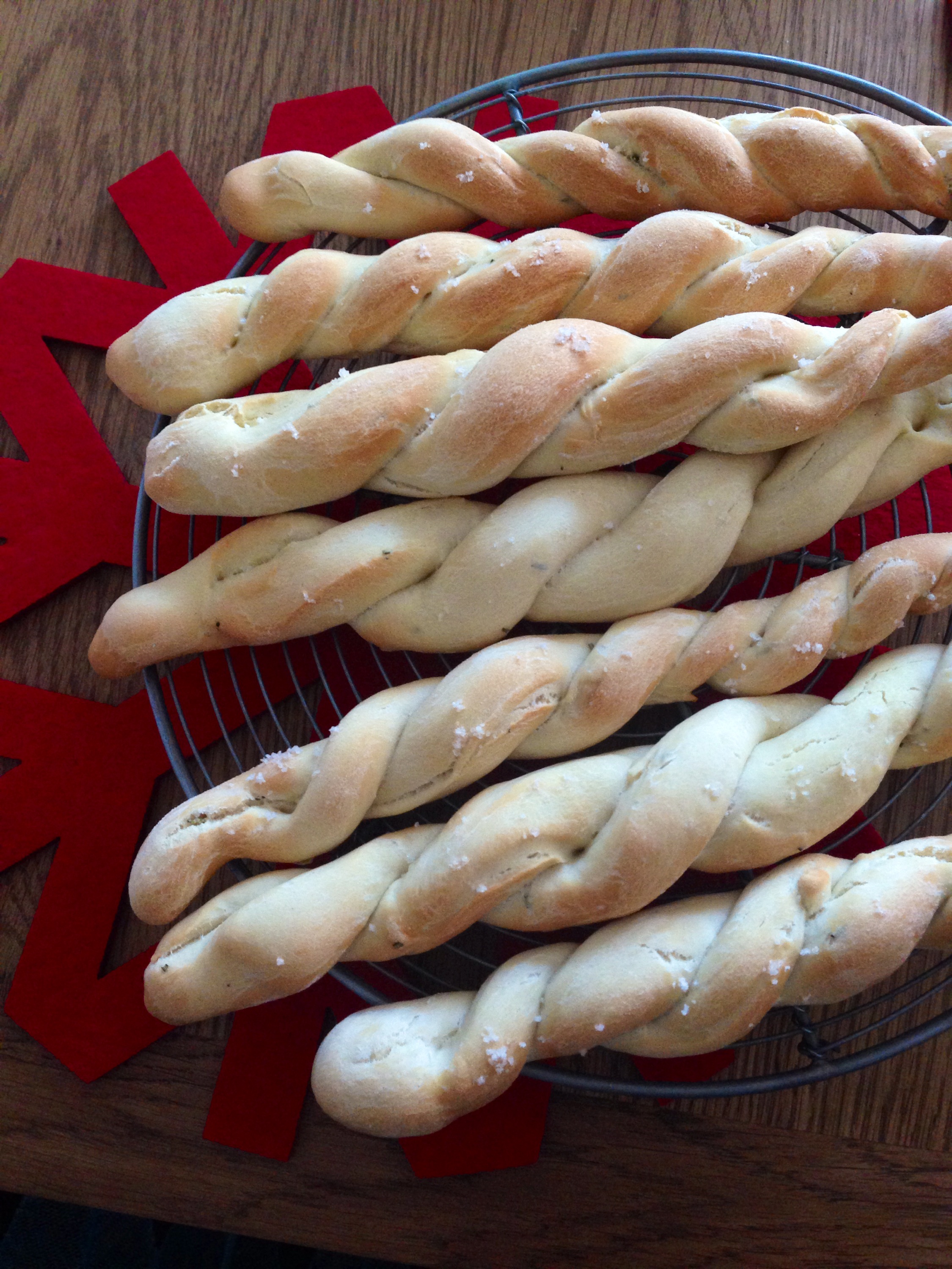 Salt and rosemary dough sticks – Lucy's Friendly Foods